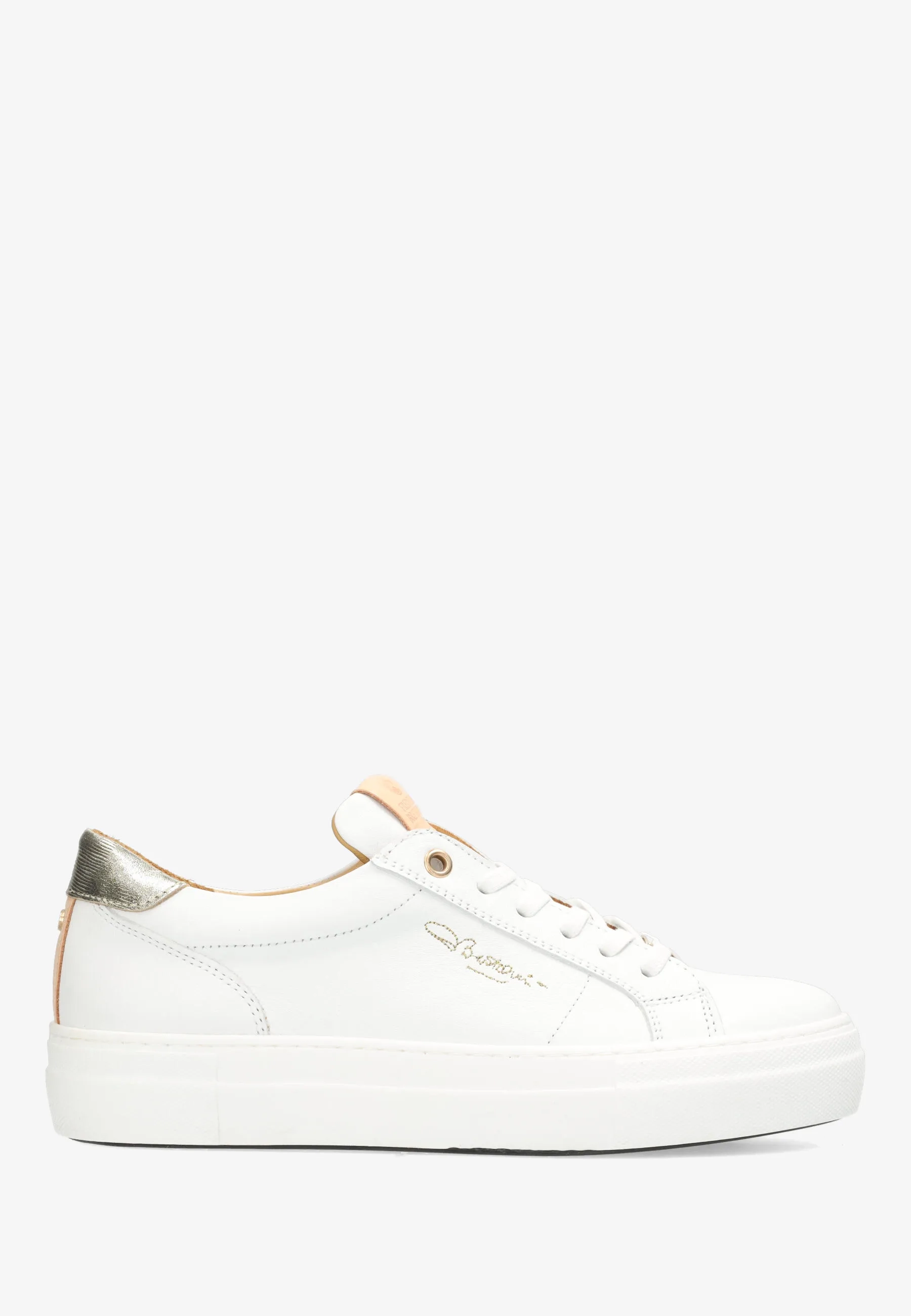 Fred de la Bretoniere Women | White/gold sneakers
